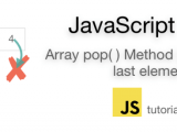 Javascript Array Pop Method Remove Last Element Eyehunts