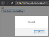 Checkbox Checked Javascript Html Example Code Eyehunts