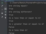 Compare Two Strings Python Example Code Eyehunts