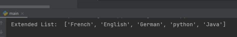 Python list extend Function | Adding all items of a list example - EyeHunts