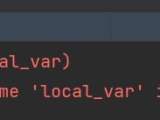 A Local Variable In Python Example Code