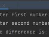 Python Difference Between Two Numbers Example Code