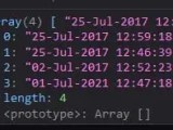 Javascript Sort Date Ascending And Descending Example Code