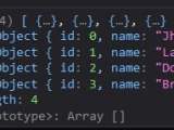 Update Array Of Objects Javascript Example Code