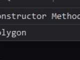 Javascript Class Constructor Method