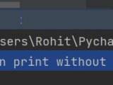 Python Print Without Newline