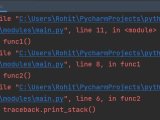 Python Print Stack Trace Without Exception