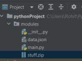 Python Zipfile Extracts A Single File