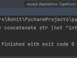 Python Multiple Exceptions In One Line