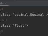Python Decimal To Float