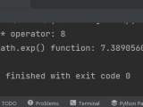 Python Exponential