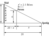 Calculus I Related Rates