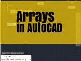 Autocad Tutorial 10 Arrays In Autocad