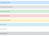Bootstrap 4 Alerts Dismissal Colored Links And More