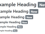 Bootstrap 4 Badges Pill Badges Counter Elements And More