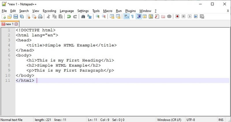 How to Write HTML Code and Execute the Program