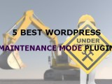 5 Wordpress Maintenance Mode Plugin You Should Know