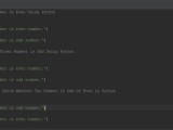Python Find The Even Number Or Odd Number