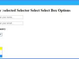 Jquery Selected Selector Select Select Box Elements