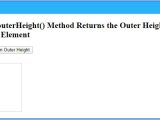 Jquery Outerheight Method Return Or Set Outer Height