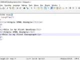 How To Write Html Code And Execute The Program