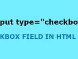 Html Input Type Checkbox To Give Multiple Choices