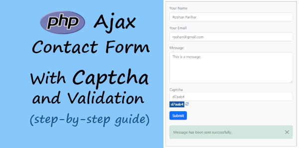 Php Ajax Contact Form With Captcha And Validation 0533