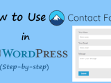 How To Use Contact Form 7 Plugin In Wordpress