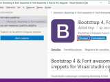 Editor De Texto Vs Code Extensiones De Bootstrap 4