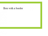Html Border Attribute