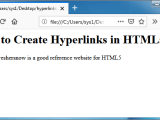 Html5 Hyperlink Tag Anchor Tag With Examples