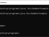 Buzz Number In Java