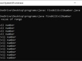Evil Number In Java