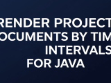 Render Project Documents By Time Intervals Using Groupdocs Viewer For