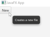 Javafx Tooltip