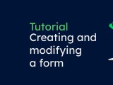 Creating And Modifying A Form