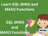 Best Sql Min And Max Functions In 2023 Tutorialwale