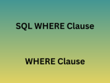 Best Sql Where Clause Tutorialwale
