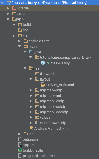Android Picasso Library Tutorial With Example - Tutorialwing
