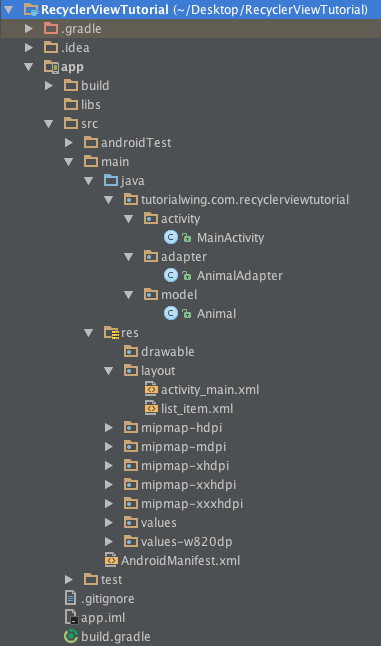 Android RecyclerView Tutorial With Example - Tutorialwing