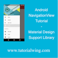 Android NavigationView Tutorial With Example - Tutorialwing