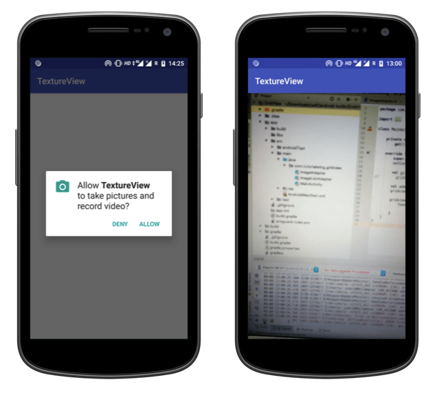 Android Textureview Using Kotlin With Example Tutorialwing