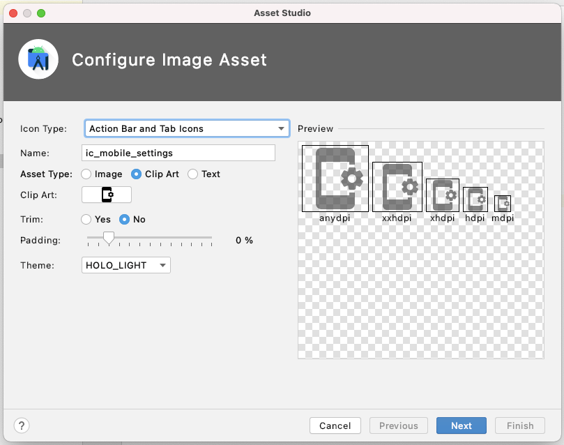 Add Image in Android Studio Using Image Asset Studio - Tutorialwing