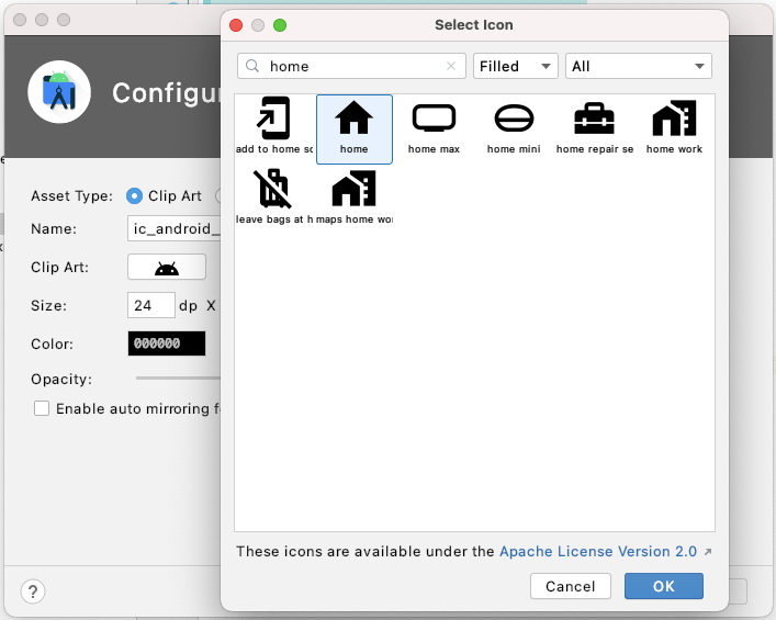 Add Vector Image in Android Using Vector Asset Studio - Tutorialwing