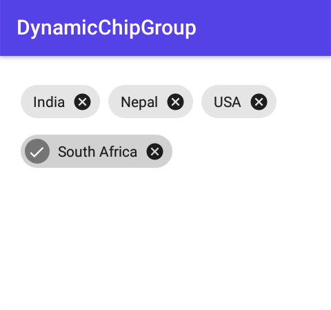 Create Android ChipGroup Programmatically in Kotlin - Tutorialwing
