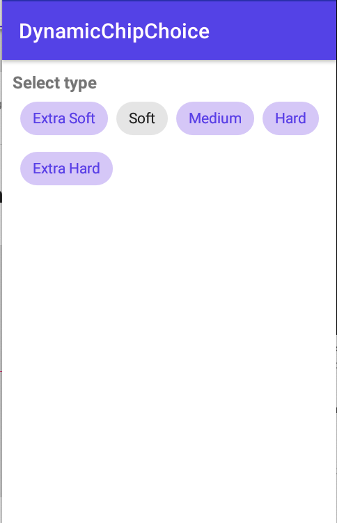 Create Android Choice Chip Programmatically in Kotlin - Tutorialwing