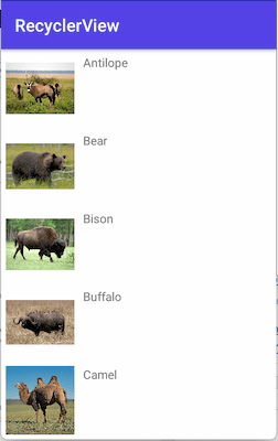Android RecyclerView Using Kotlin With Example - Tutorialwing