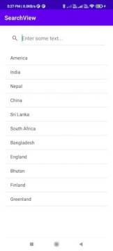 Android SearchView Using Kotlin With Example - Tutorialwing