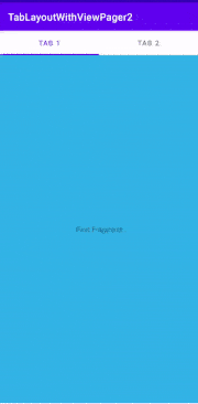 Android TabLayout With ViewPager2 and Fragment in Kotlin - Tutorialwing