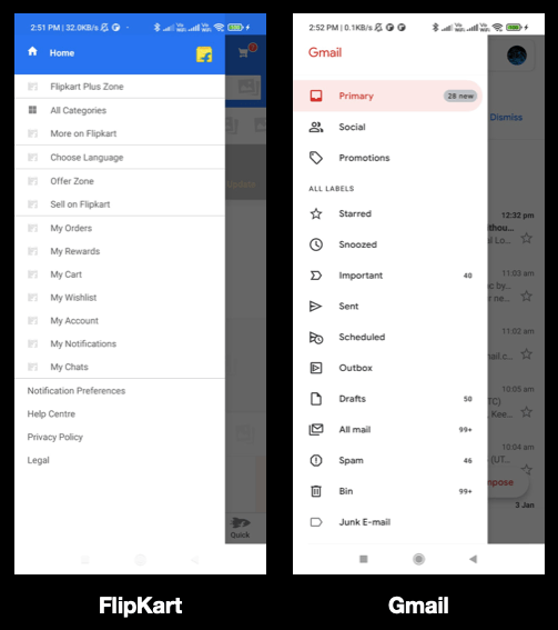Android Navigationview Using Kotlin With Example Tutorialwing